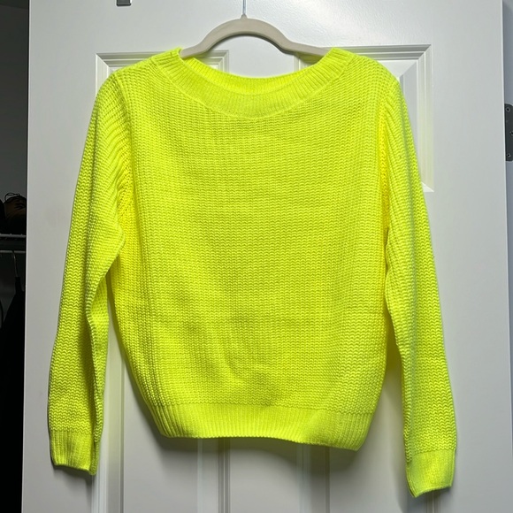 SHEIN | Sweaters | Brand New Never Worn Shein Neon Sweater | Poshmark